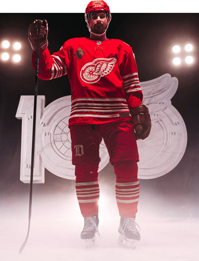 Detroit Red Wings Release Official Centennial Uniforms
